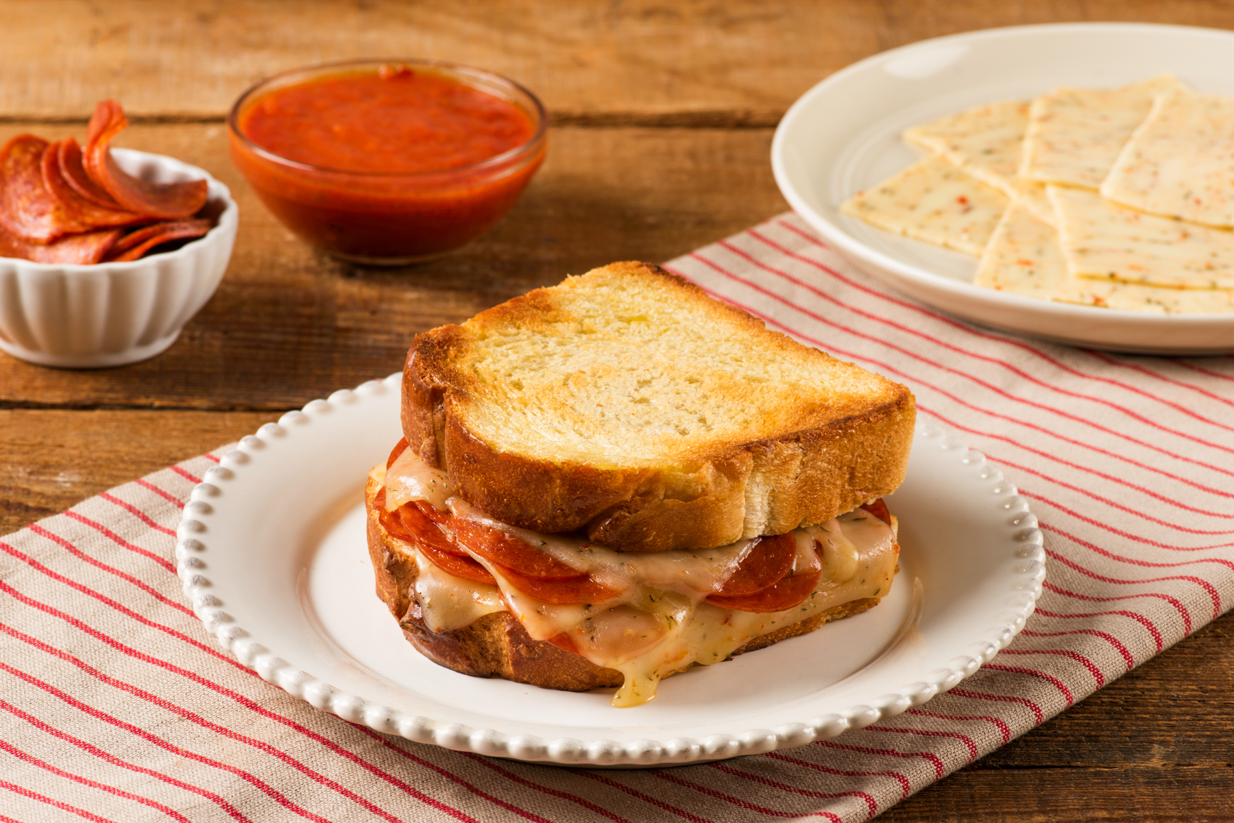 Italian Pepperoni Grilled Cheese | Sargento