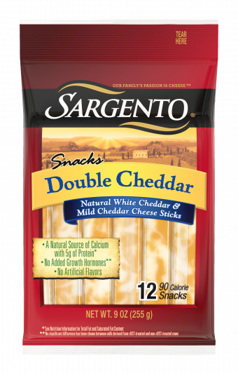 Natural Blends® Double Cheddar Cheese Snacks | Sargento®