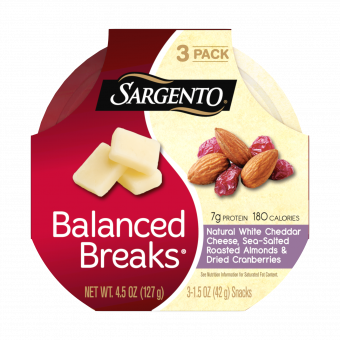 Sargento® Balanced Breaks®, Natural White Cheddar Cheese, Sea-Salted ...