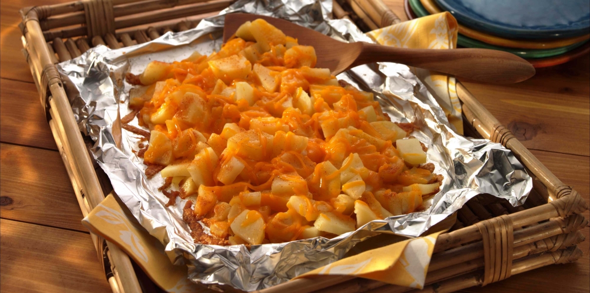 Grilled Cheese Potatoes Recipe | Sargento® Shredded Mild Cheddar Cheese ...