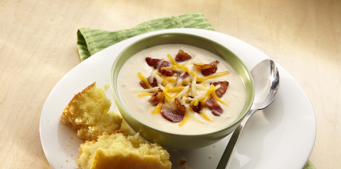 Cheddar Bacon Chowder Recipe | Sargento® 4 State Cheddar Cheese